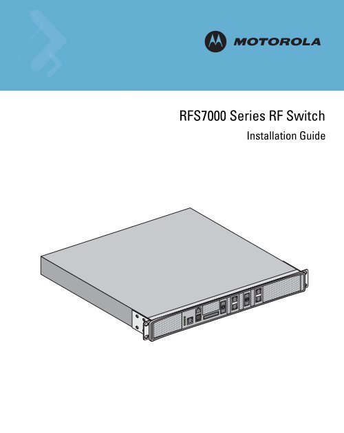 RFS7000 Series RF Switch - Enterprise