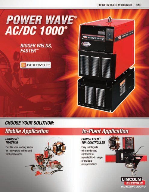 Power Wave AC/DC 1000, Cruiser Tractor, Power Feed 10A Controller