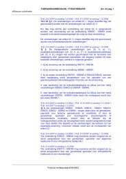 Nomenclatuur van de geneeskundige verstrekkingen â Hfst.V ... - Riziv