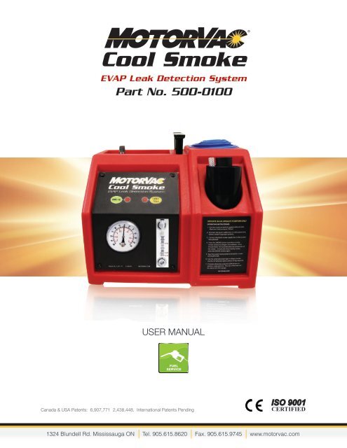 Cool Smoke Manual - MotorVac