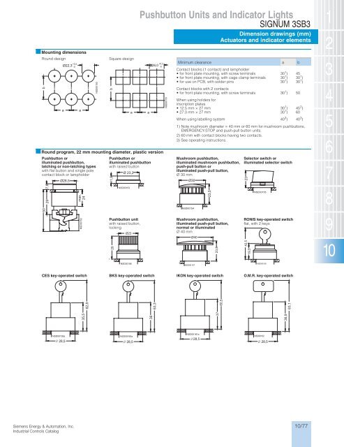 Dimension Drawings - Siemens