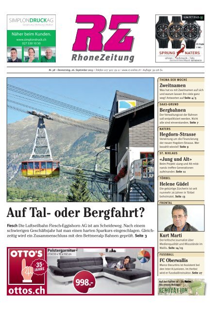 Download ePaper als PDF - Regional-Zeitung RZ
