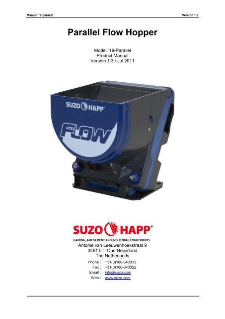 Parallel Flow Hopper - Suzo-Happ