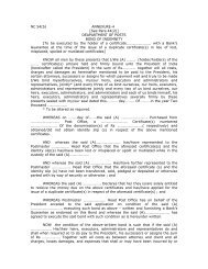 ANNEXURE â IX Indemnity Bond for issue of Duplicate Certificate(s)