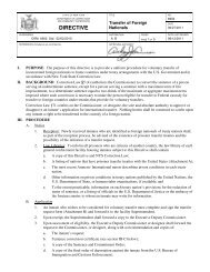 Directive #4911 - New York State Department of Correctional Services