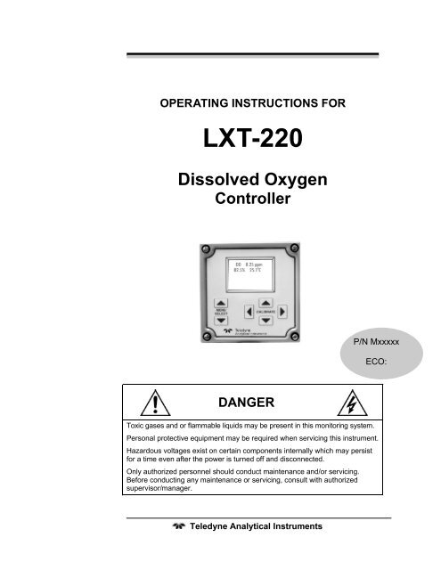 LXT-220 - Teledyne Analytical Instruments