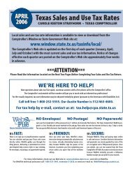 Sales and Use Tax Chart - Texas Comptroller of Public Accounts