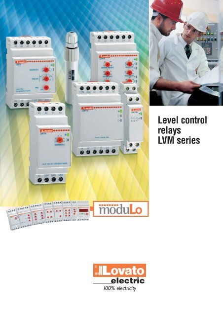 Leaflet - Level control relays LVM series - Lovato Electric GMBH