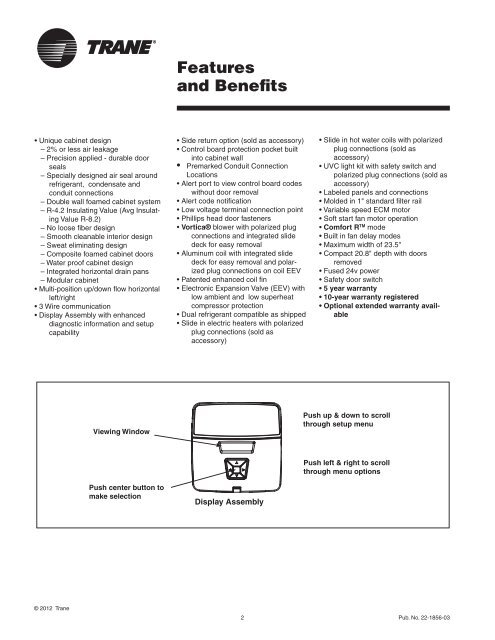 Features and Benefits