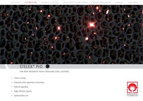 STELEX* PrO - Foseco