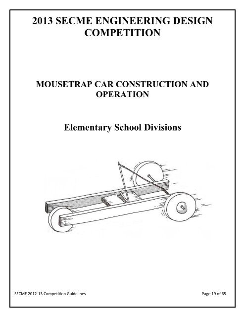 2013 secme engineering design competition - UCF CECS Diversity