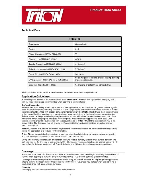 Technical Data
