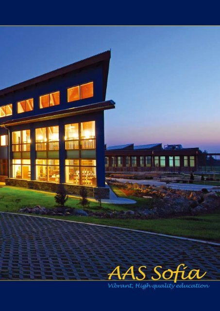 School Prospectus - The Anglo-American School of Sofia