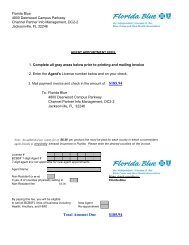 Automatic Payment Authorization Form - Florida Blue - BCBSF