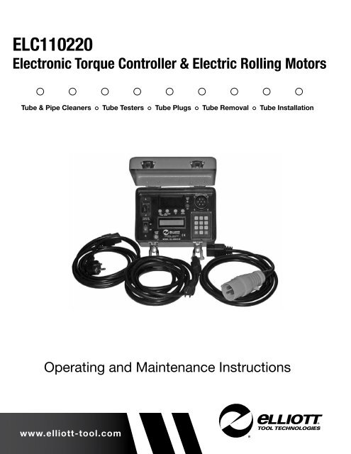 ELC110220 - Elliott Tool Technologies