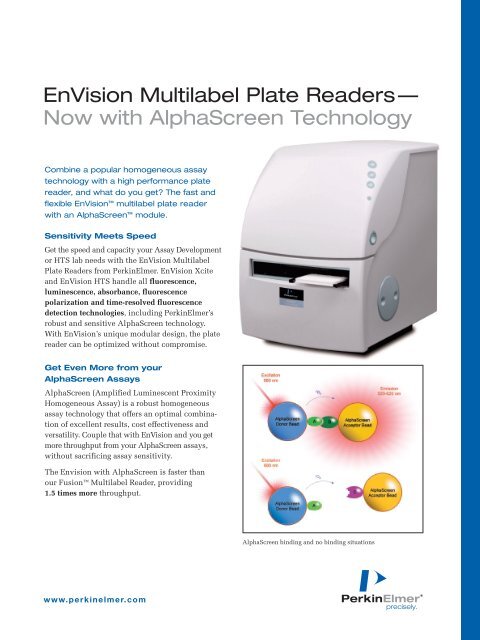 EnVisionâ ¢ Multilabel Plate Readersâ Now with ... - PerkinElmer