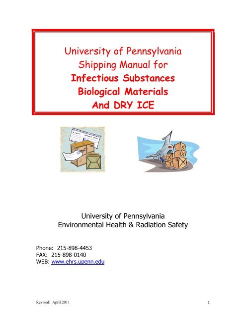 Shipping Infectious Substances and Biological Materials [pdf]