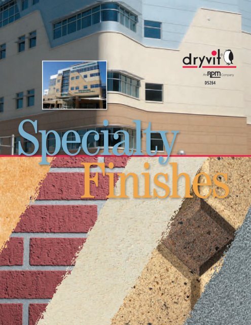 Specialty Finishes Brochure - Continuous Insulation - Dryvit