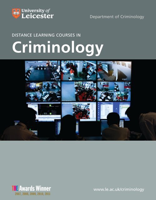 Distance Learning Brochure - University of Leicester