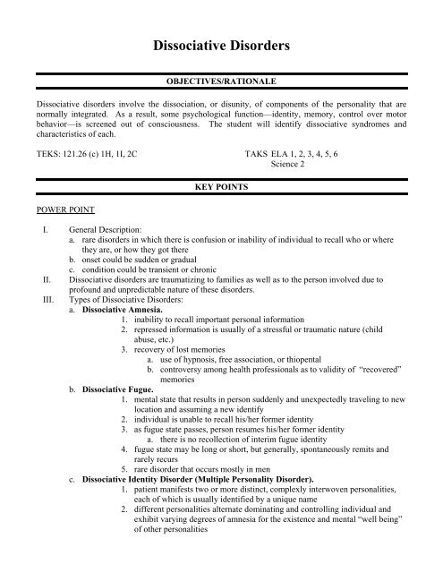 Info - Dissociative Disorders.pdf - haspi