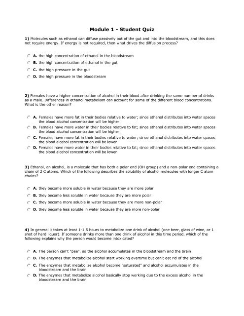 Module 1 - Student Quiz - RISE at Duke