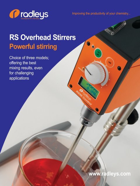 RS Overhead Stirrers - Bergman-net