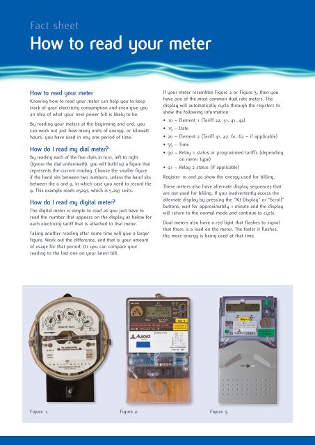 How to read your meter - Energy Matters