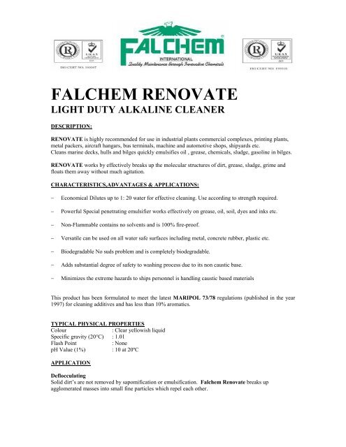 FALCHEM RENOVATE