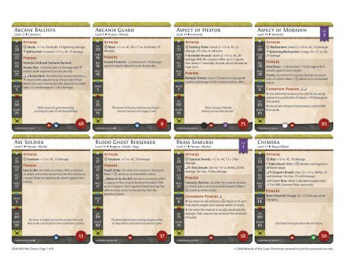 Card Template - DDM Guild