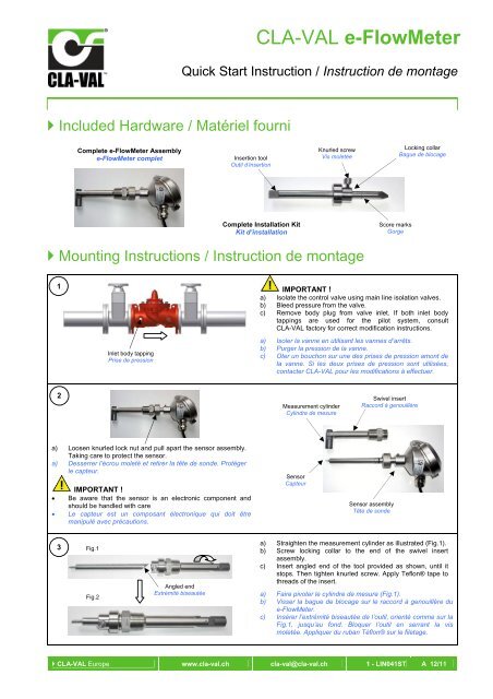 CLA-VAL e-FlowMeter - Cla-Val UK