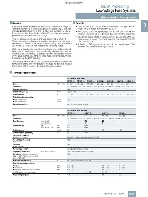 BETA Protecting - Siemens