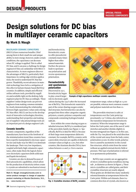 Design solutions for DC bias in multilayer ... - Murata Americas