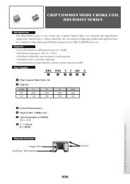 CHIP COMMON MODE CHOKE COIL PWC SERIES