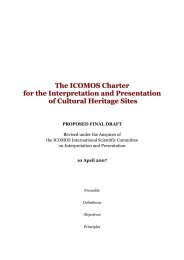 HISTORIC GARDENS (THE FLORENCE CHARTER 1981) - Icomos
