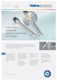 Safety Data Sheet - Hellma Analytics