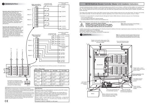 Elevator Relay Wiring Diagram Pdf