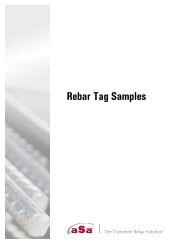 Estimating - aSa Rebar Software