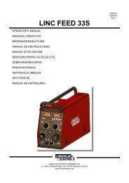 POWERTEC 200C, 250C & 300C - Lincoln Electric - documentations