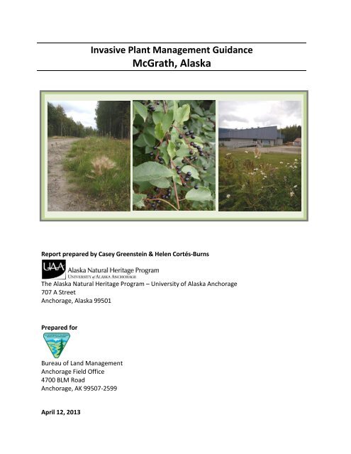 Get to Know Invasive Species - Alaska Natural Heritage Program