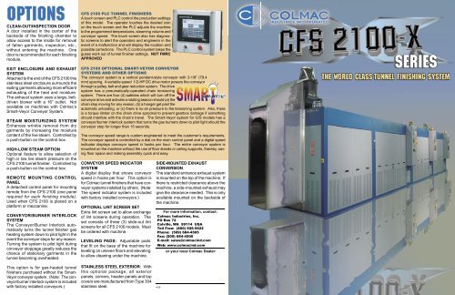 SERIES - Colmac Industries, Inc.