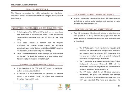 MNQUMA LOCAL MUNICIPALITY