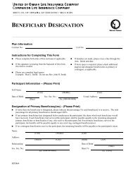 Form TSP-3, Designation of Beneficiary