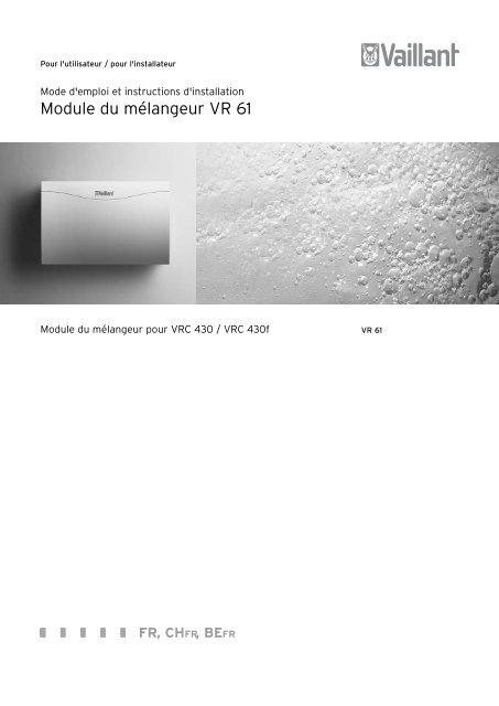 Installation VR 61.pdf - Vaillant