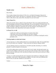 Fully Alive Grade 4 Grade 4, Theme One