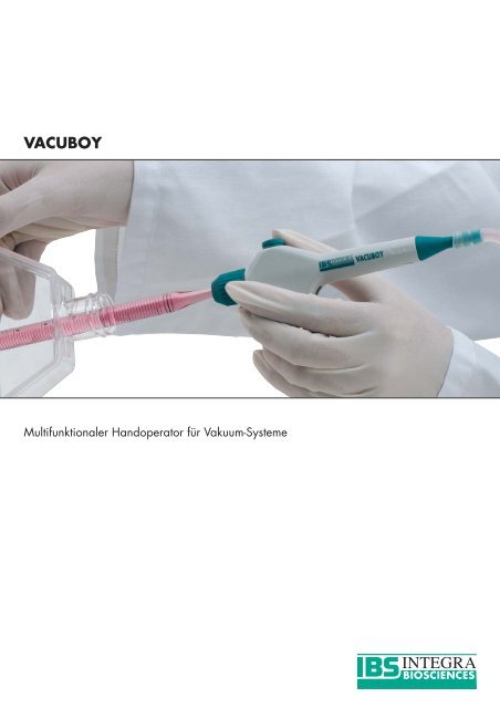 Prospekt: VACUBOY - INTEGRA Biosciences
