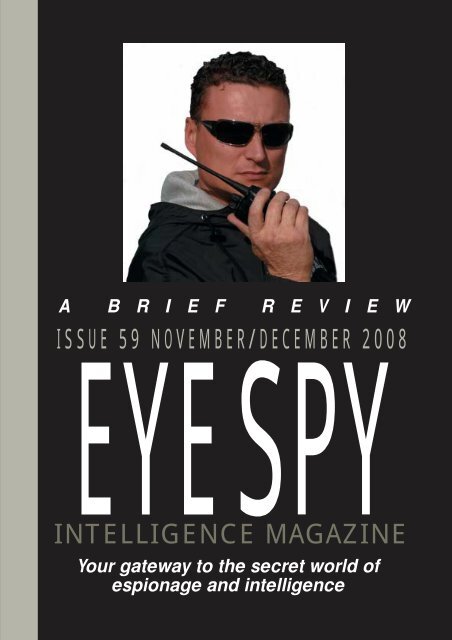 contents high res pdf - Eye Spy Intelligence Magazine