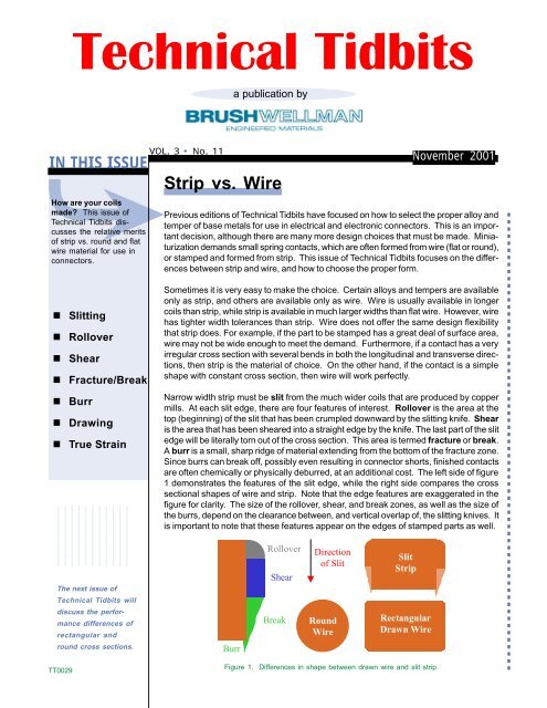 Technical Tidbits - Materion