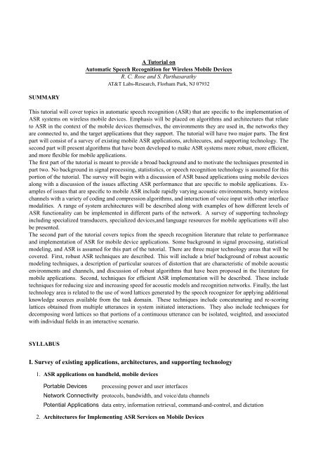 Syllabus (pdf) - Electrical and Computer Engineering