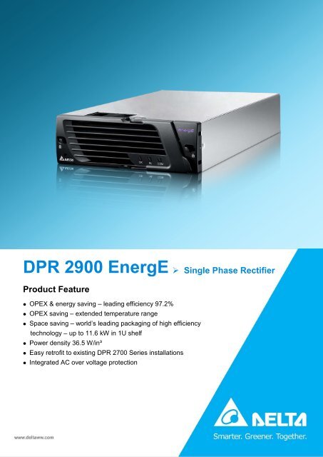 DPR 2900 EnergE 97.2% - DELTA Power Solutions