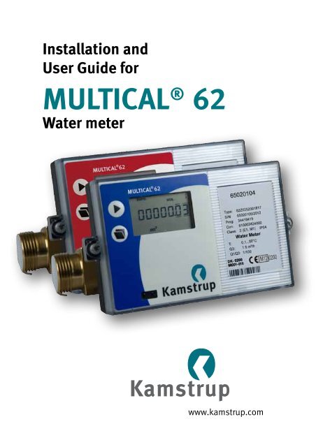 MULTICALÂ®62 Water meter